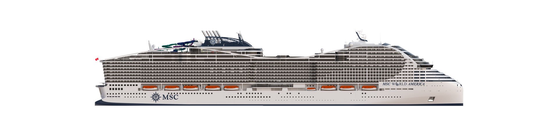 MSC World America - Neste cruiseskip i 2025 | MSC Cruises